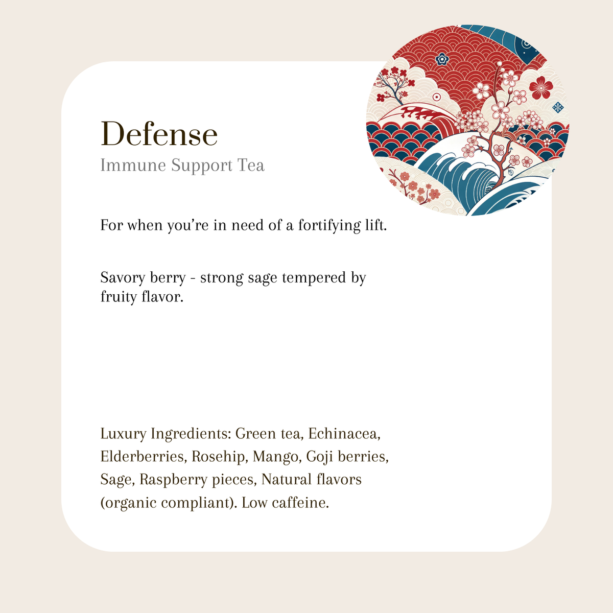 Defense - Immune Support Tea – Nashville Tea Co